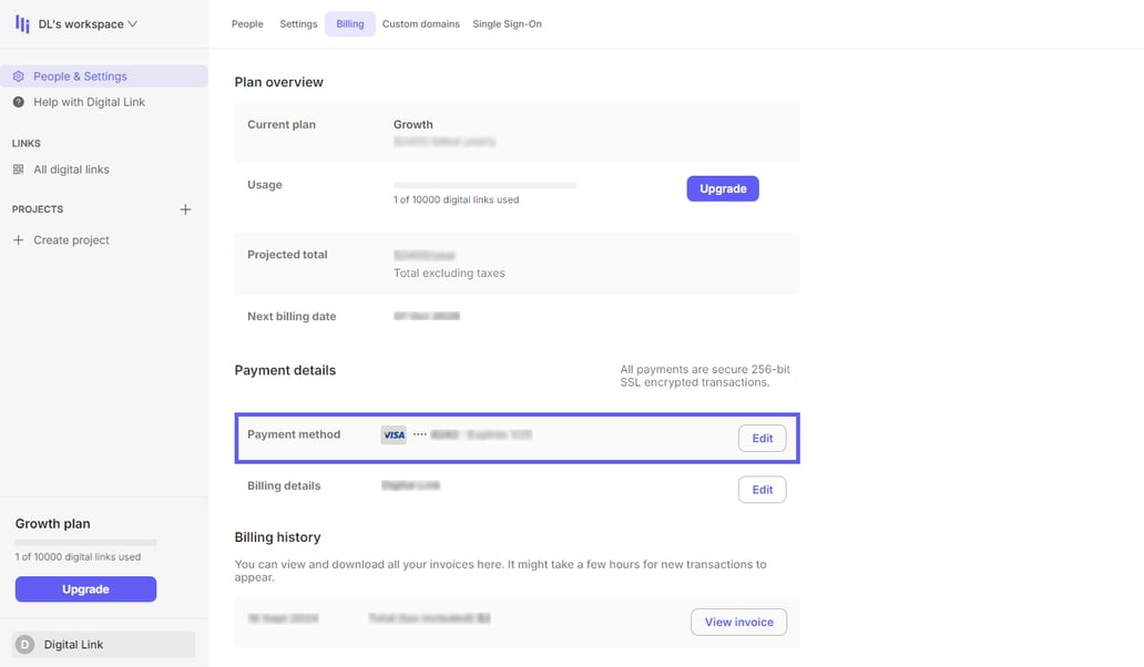 How to change my payment method